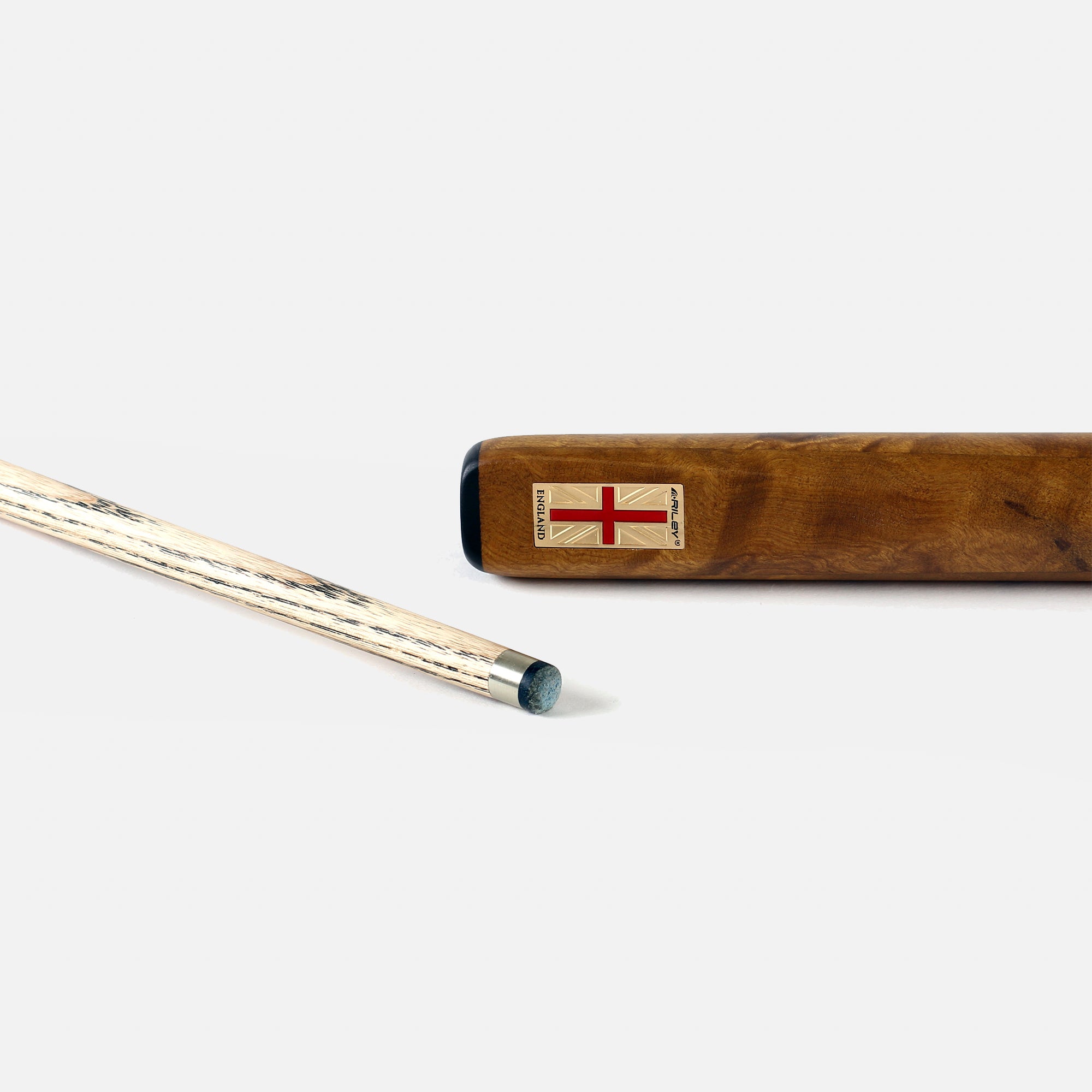 Riley England Ebony Series 9 - 3/4 Cut Snooker Cue - ADW SPORTS